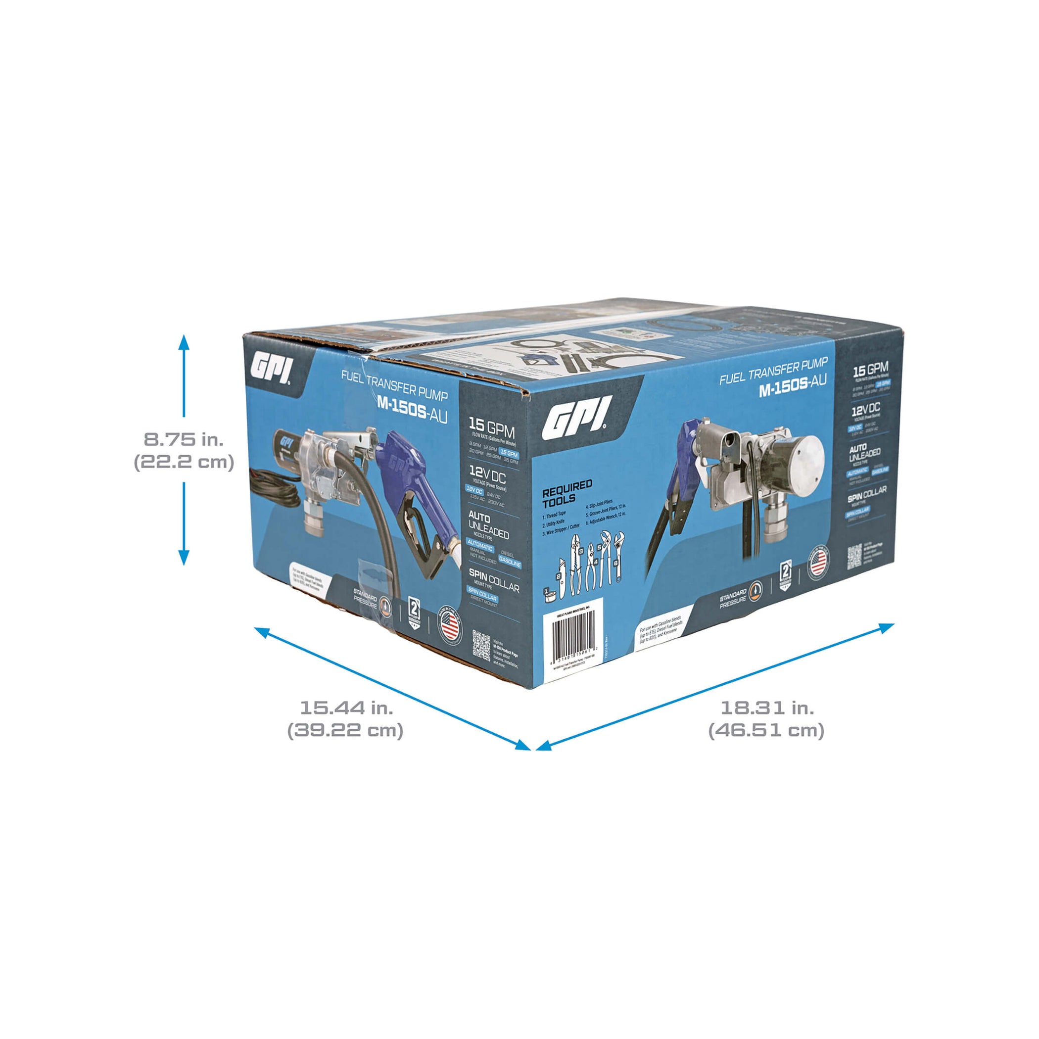 GPI 15 GPM 12V Fuel Transfer Pump — GREAT PLAINS INDUSTRIES