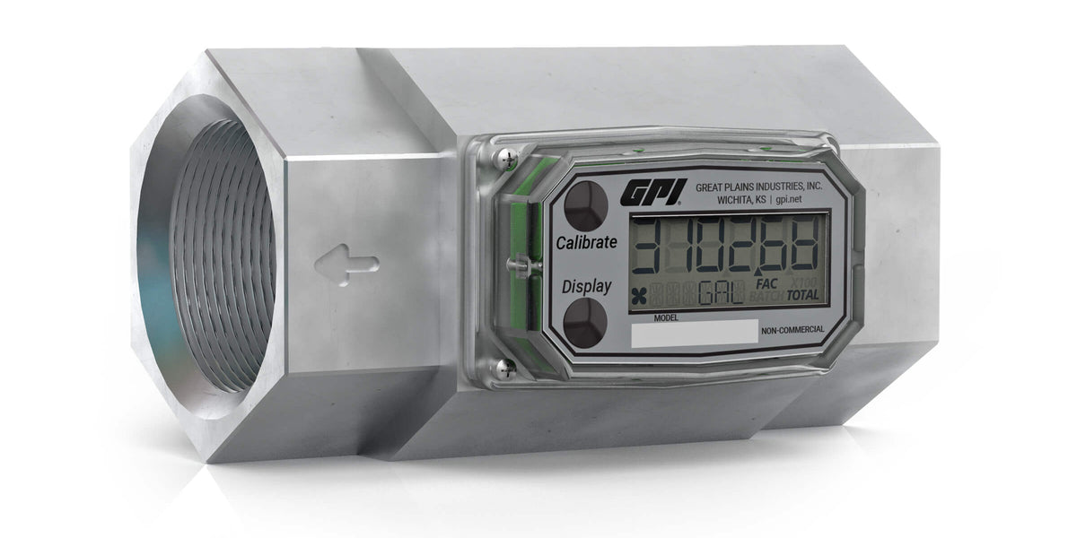 20 GPM - 200 GPM Inline Digital Fuel Meter — GREAT PLAINS INDUSTRIES