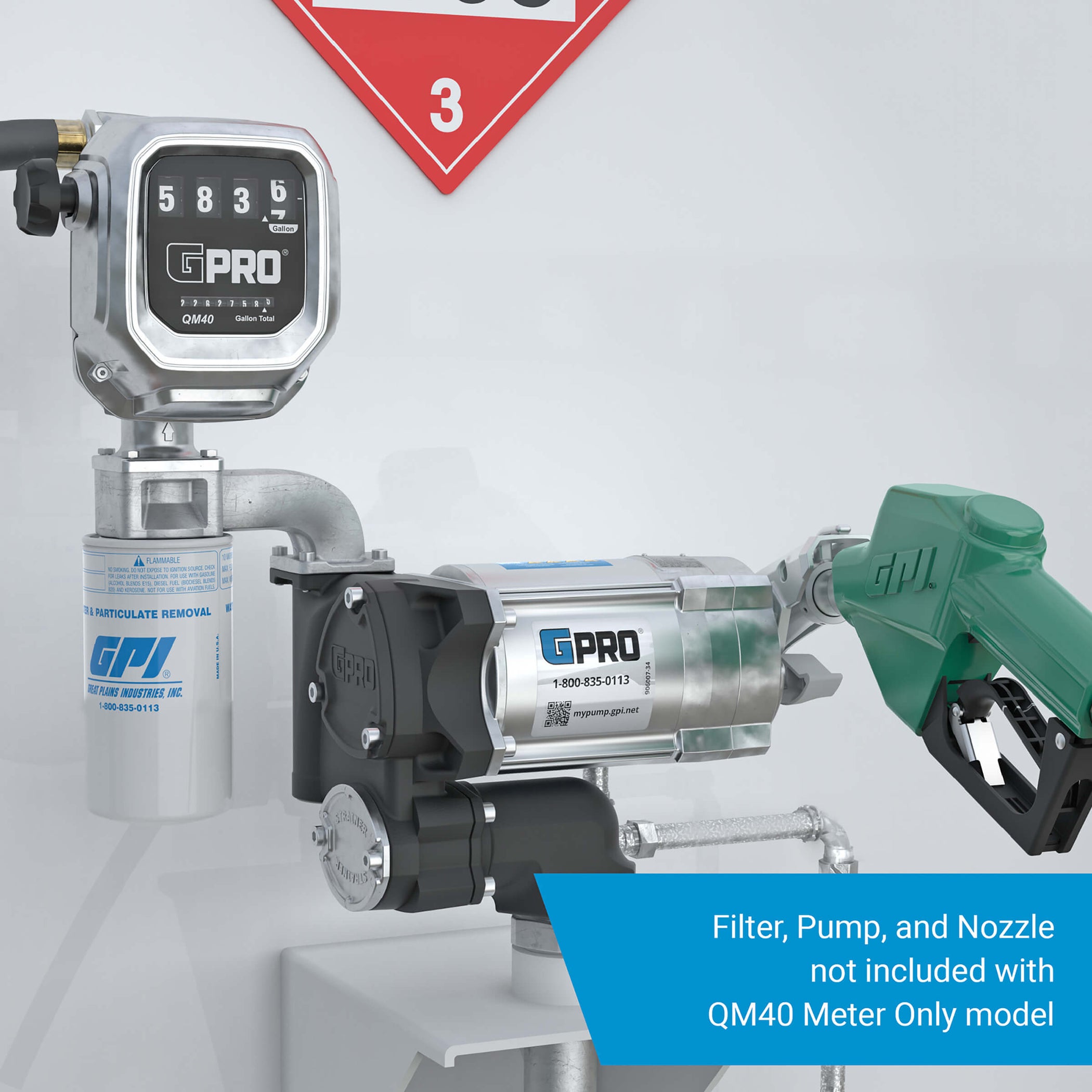 2-40 GPM Modular Mechanical Fuel Meter — GREAT PLAINS INDUSTRIES