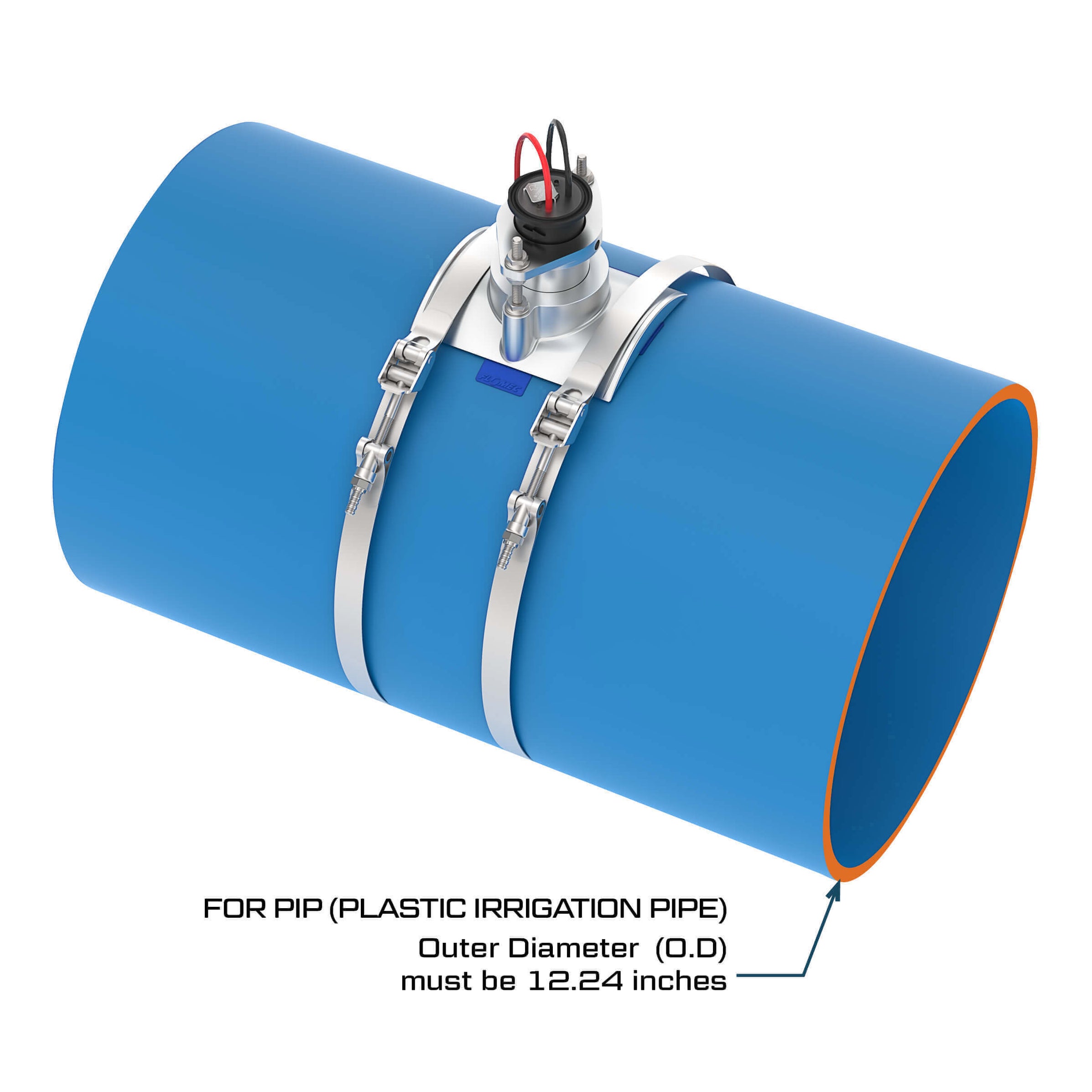 Ultrasonic Flow Sensor, PIP Pipe for Water — GREAT PLAINS INDUSTRIES