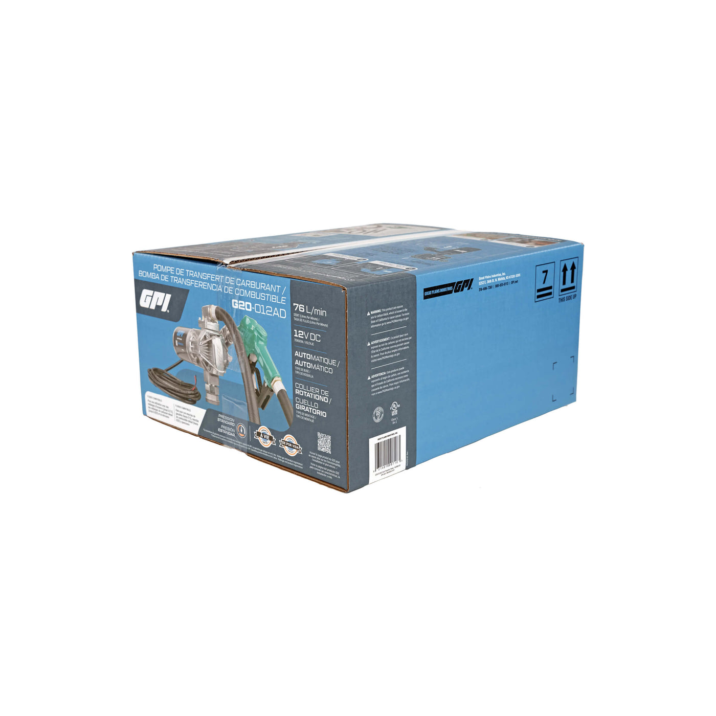 GPI 20 GPM 12V Fuel Transfer Pump — GREAT PLAINS INDUSTRIES