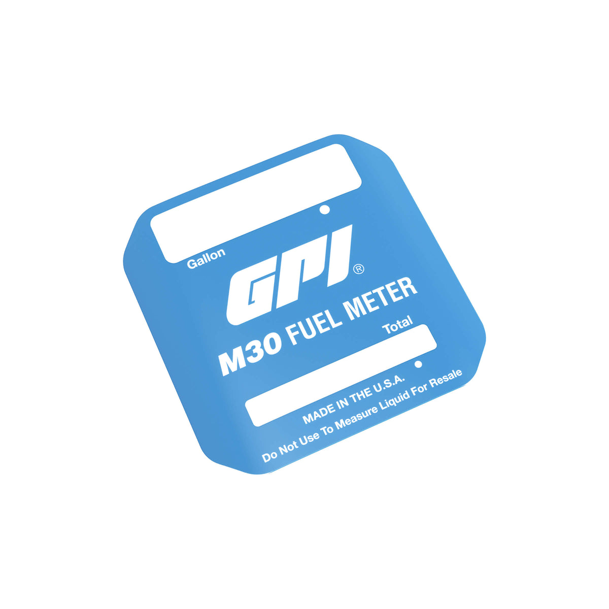 GPI Gallon Faceplate Decal for M30 Fuel Meters — GREAT PLAINS INDUSTRIES