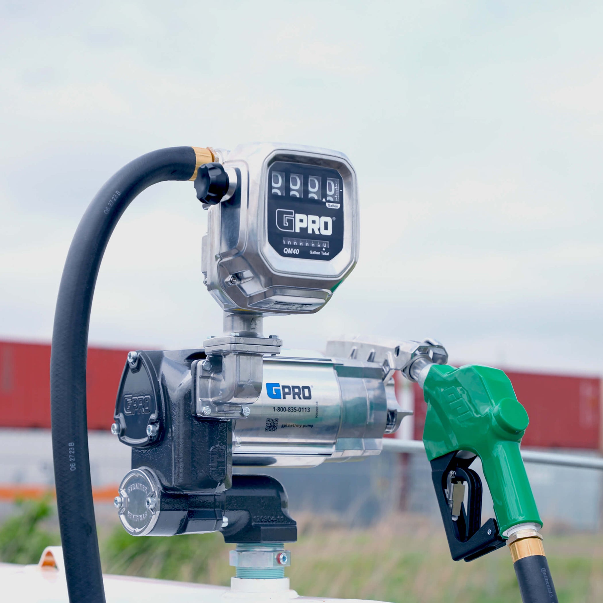 GPRO 35 GPM 120V Fuel Transfer Pump with 2-40 GPM Fuel Meter — GREAT ...