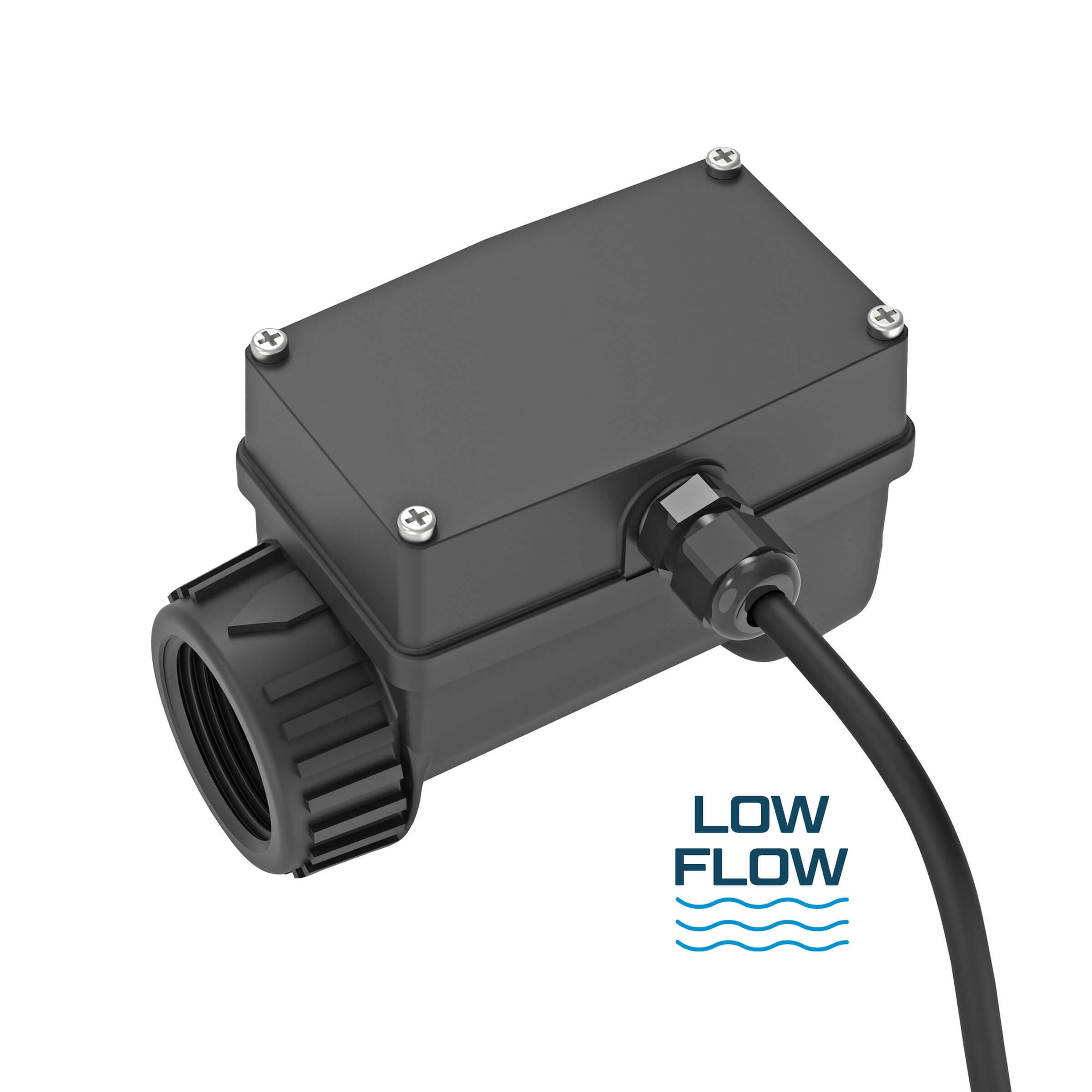 Paddlewheel Flow Meter, Low Flow, Nylon Body for Water and Non-Aggress ...