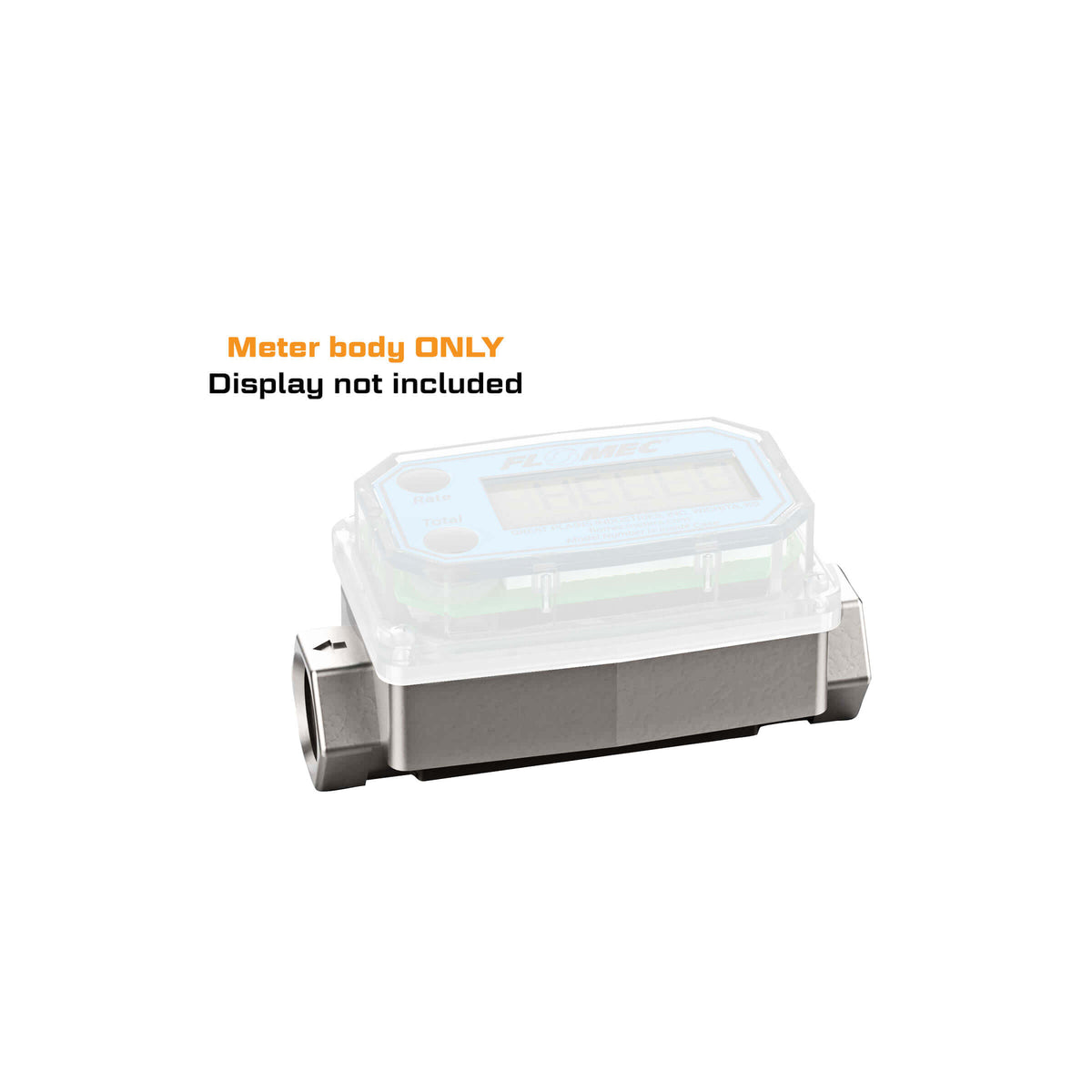 FLOMEC Replacement Body for 1/2-Inch NPT Aluminum G2 Flow Meter — GREAT ...