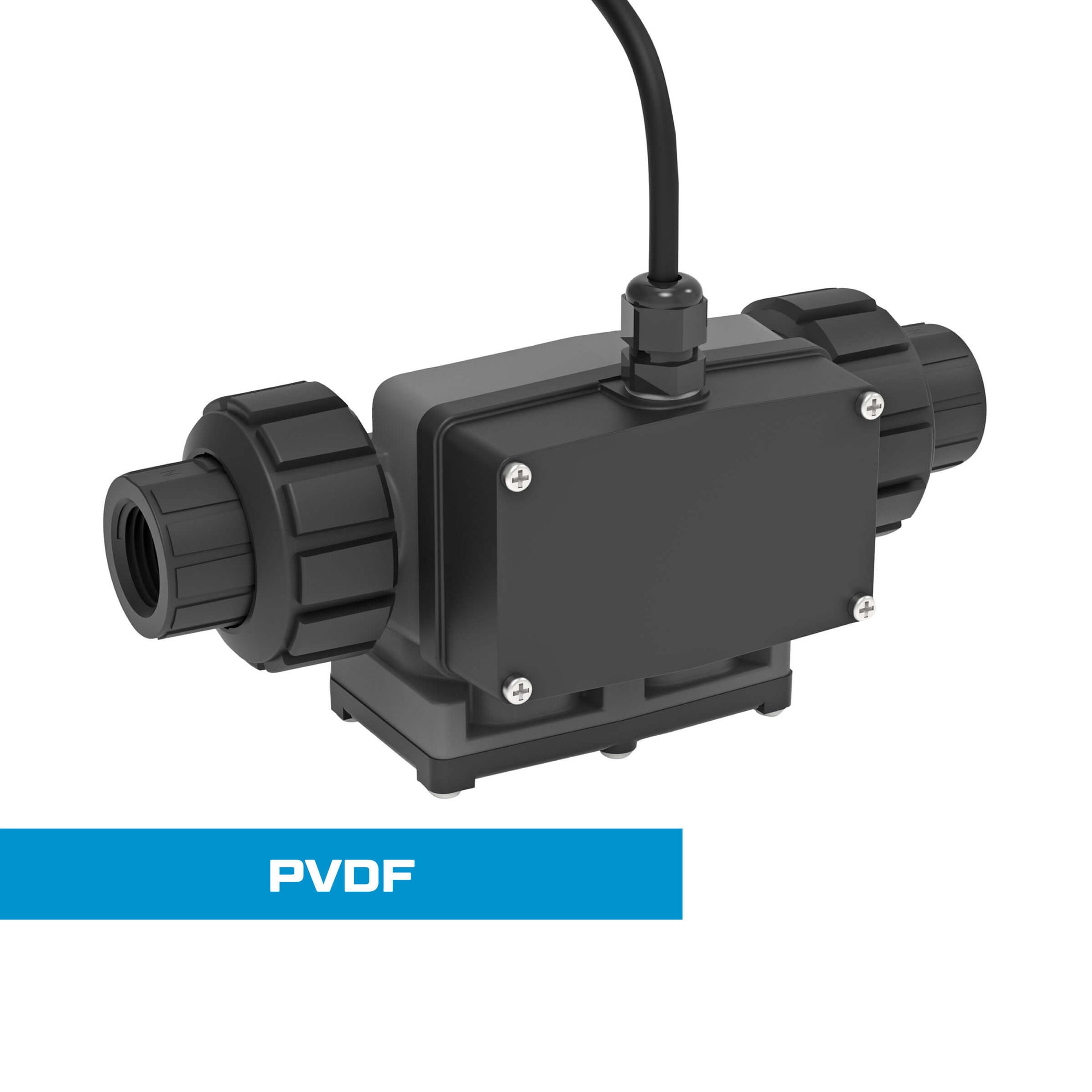 Turbine Flow Meter, PVDF Body for Harsh Chemicals — GREAT PLAINS INDUSTRIES