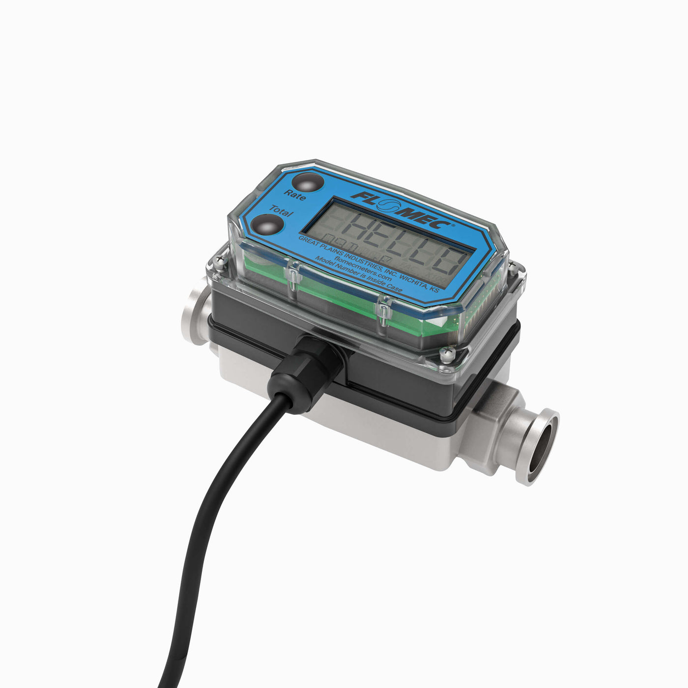 Turbine Flow Meter, Pulse Out, 4-20mA, Stainless Steel Body for Petro ...