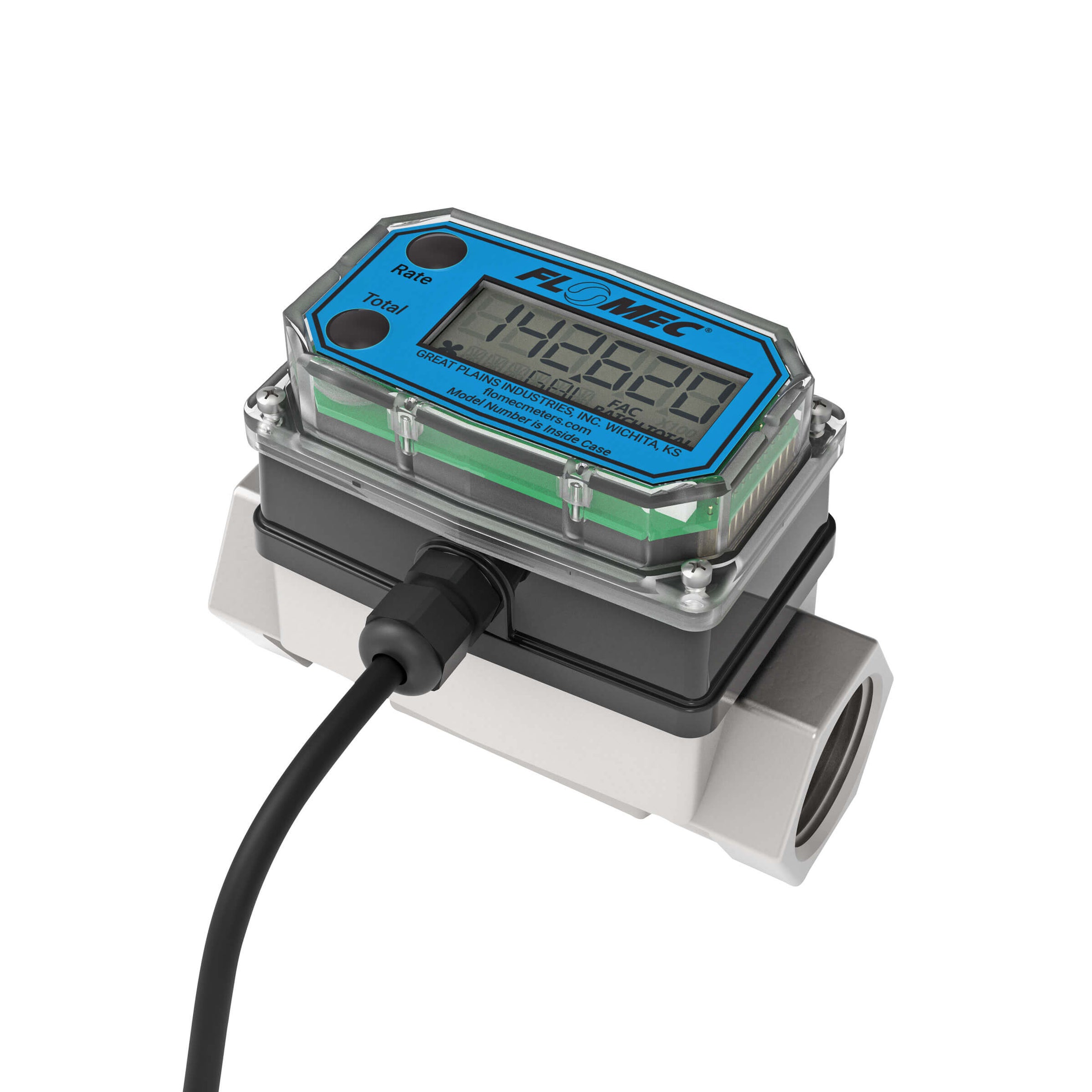 Turbine Flow Meter, Pulse Out, 4-20mA, Stainless Steel Body for Petro ...