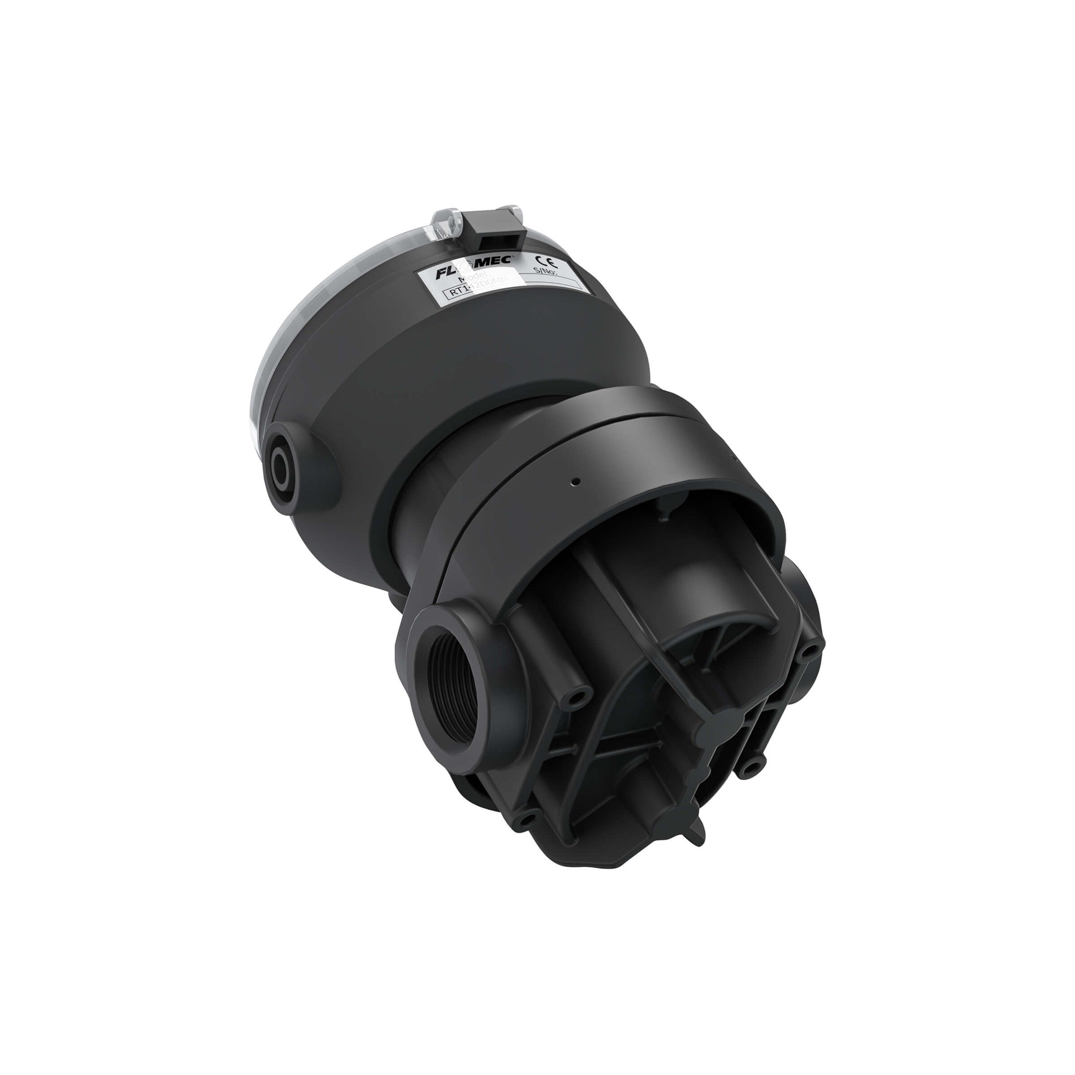 Oval Gear Flow Meter, Local Display, Pulse Out, 4-20mA, PPS Body For D ...