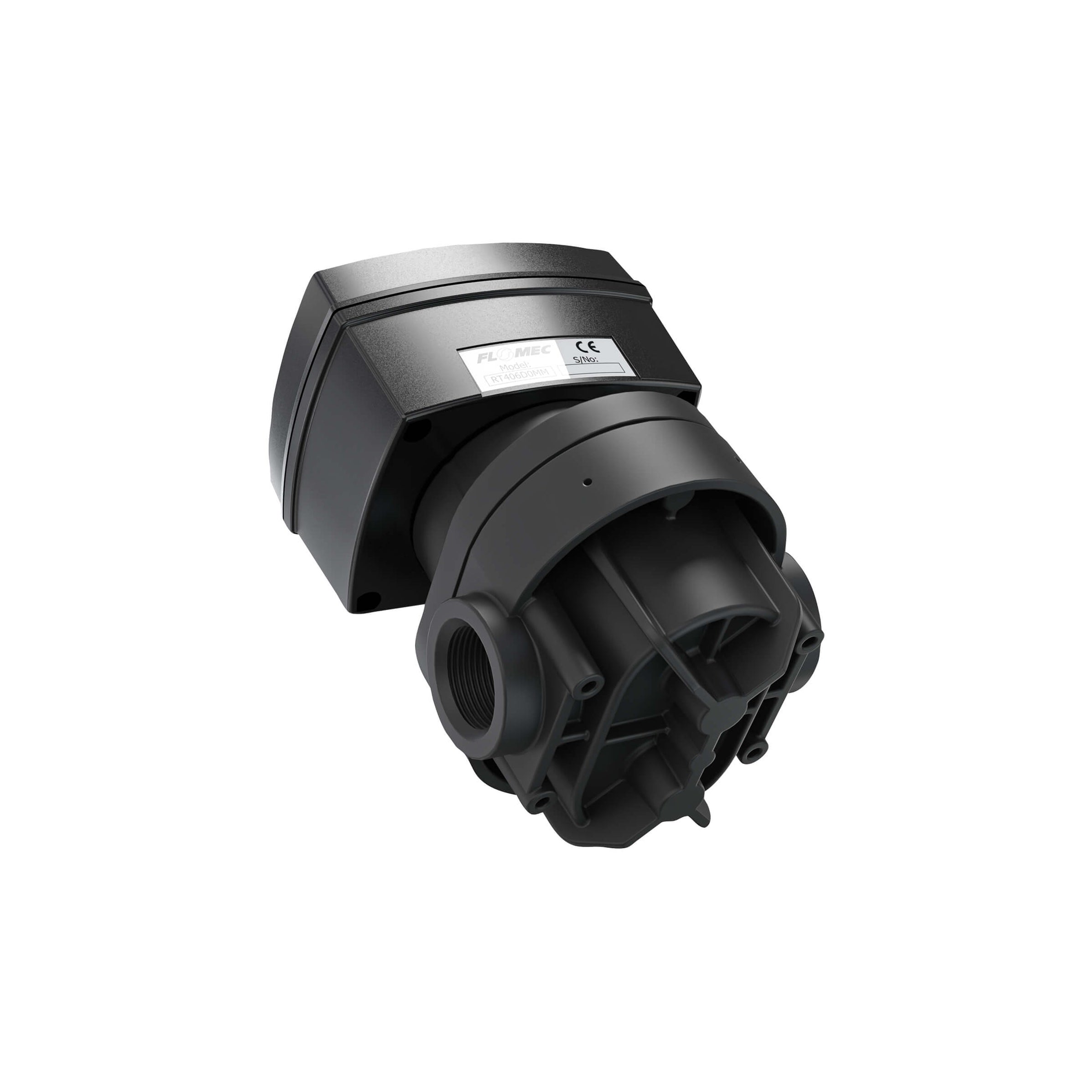 Oval Gear Flow Meter, Local Display, Pulse Out, PPS Body For DEF, Herb ...