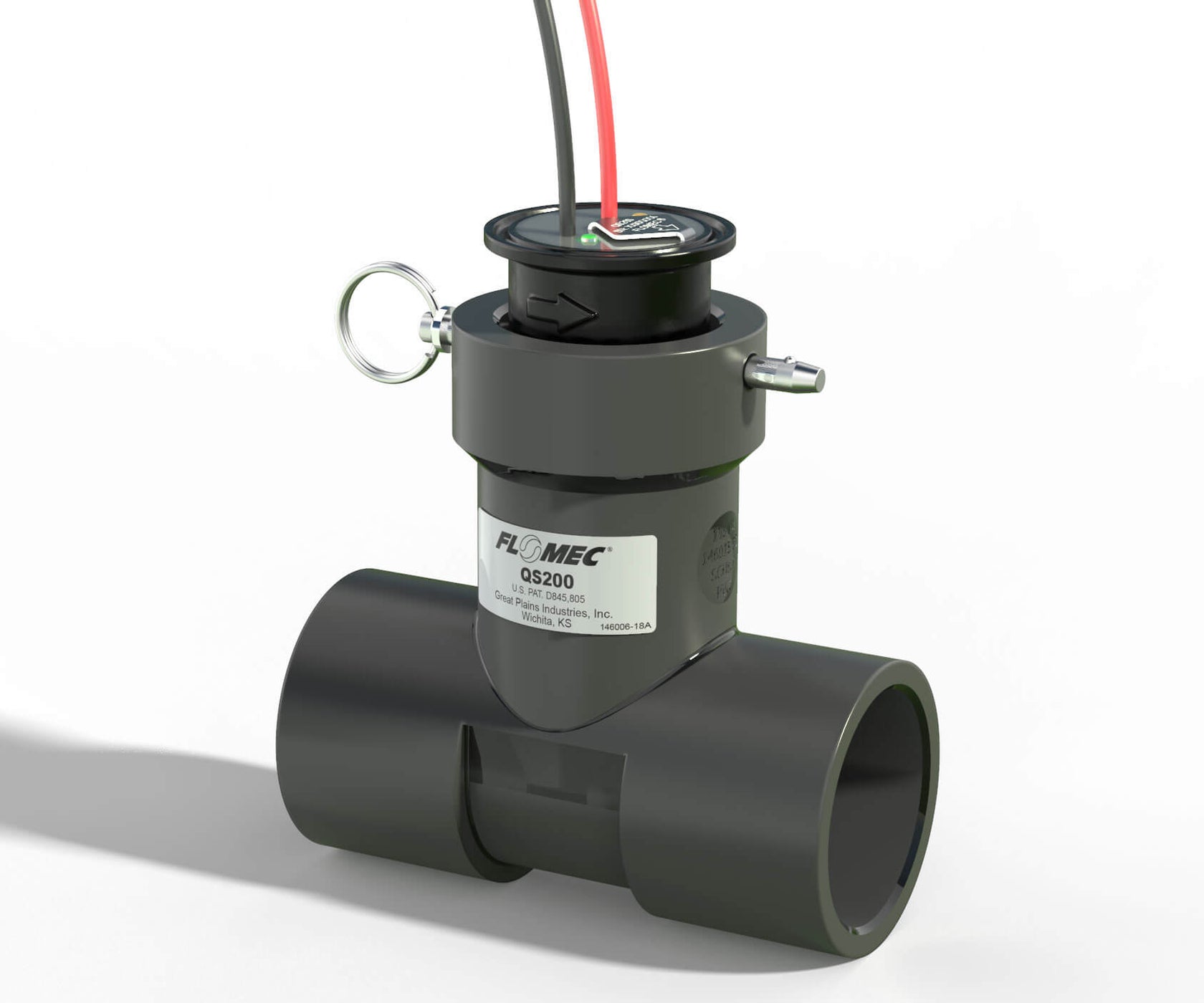 Ultrasonic Insertion Flow Sensor with Tee for Water — GREAT PLAINS ...