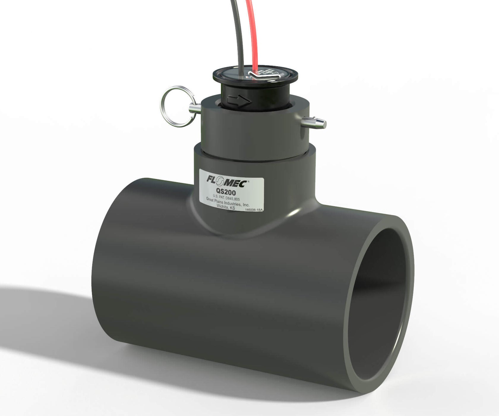 Ultrasonic Insertion Flow Sensor with Tee for Water — GREAT PLAINS ...